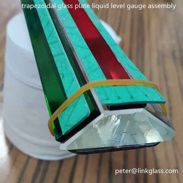 Double-Color Level Gauge Glass — Trapezoidal Prism for Water Level ...